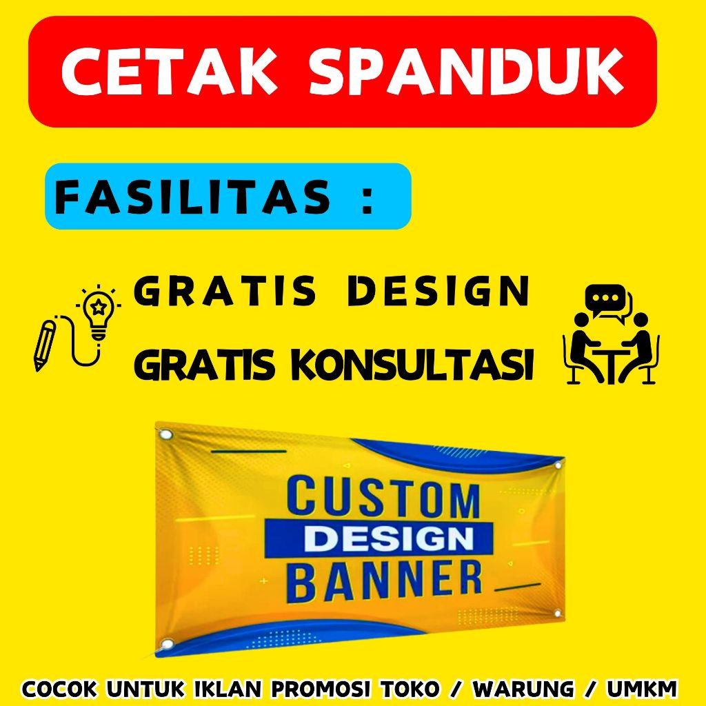 Jual Spanduk X Banner Batam Cetak Print Gratis Design Grafis Daftar ...