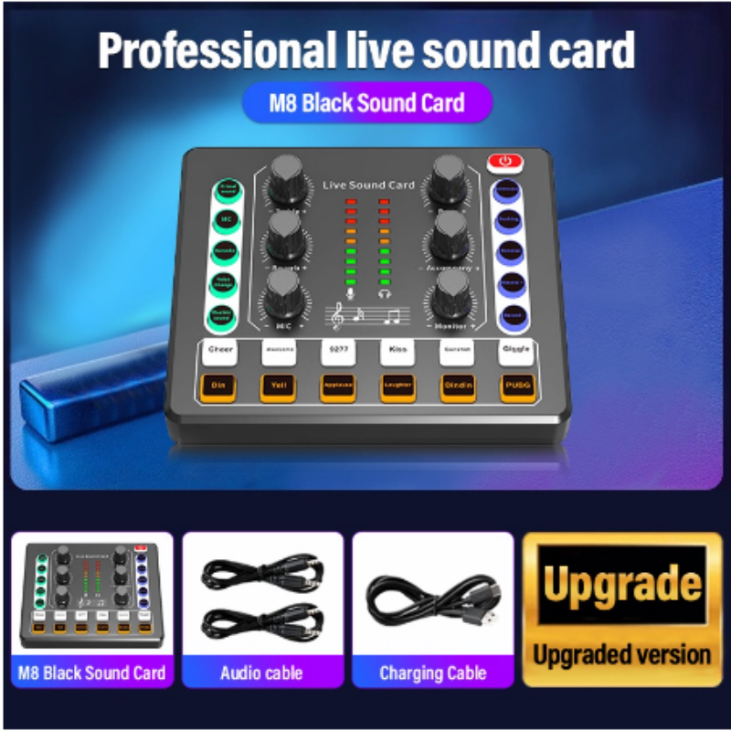 Jual M8 Live Sound Card | Kartu Suara Profesional untuk Streaming ...