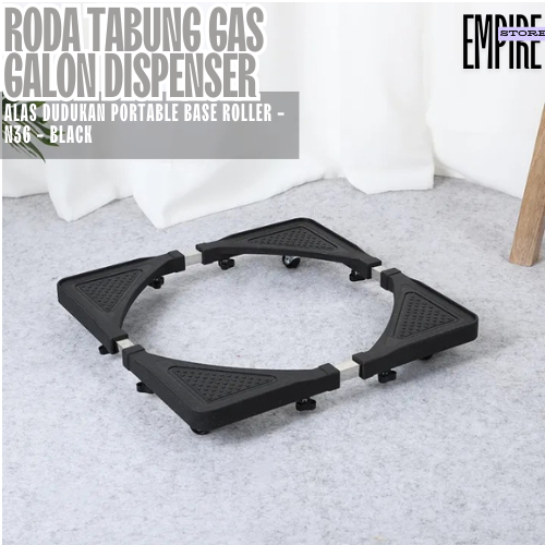 Jual Roda Tabung Gas Galon Dispenser Alas Dudukan Portable Base Roller ...