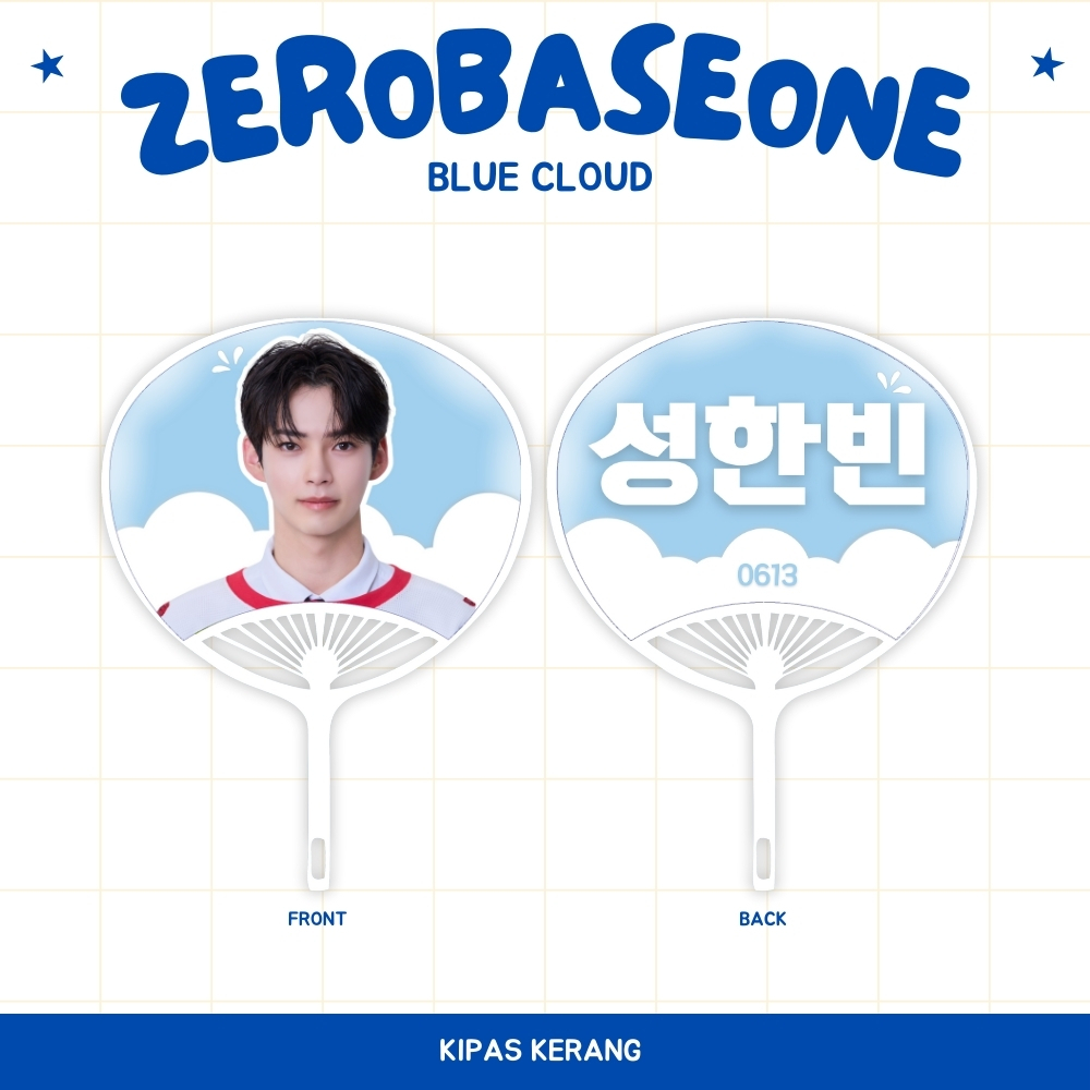 Jual KIPAS TANGAN ZB1 KERANG (HARGA 1 PCS) ZERO BASE ONE UCHIWA FAN ...