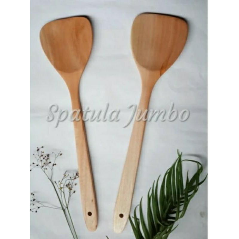 Jual SPATULA JUMBO 40 CM / SPATULA KAYU UKURAN BESAR / SUTIL KAYU ...