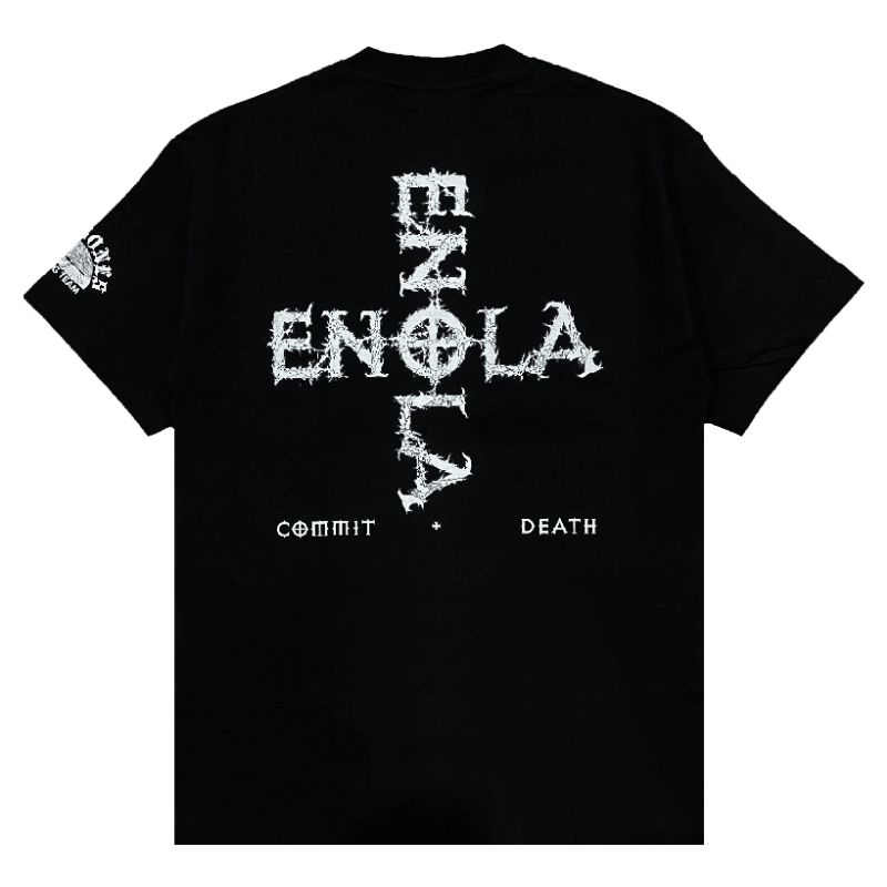 Jual Tshirt ENOLA - COMMIT DEATH Black | Enola Official Merchandise ...