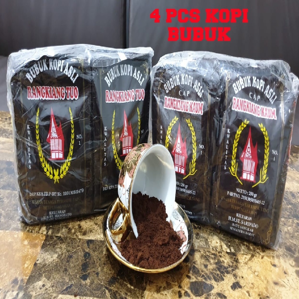 Jual BUBUK KOPI ASLI RANGKIANG TUO SUMATERA BARAT 1KG KURANG 800 GRAM ...
