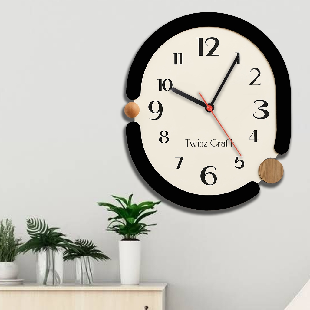 Jual Jam dinding estetik minimalis dekorasi ruangan lucu mesin silent ...