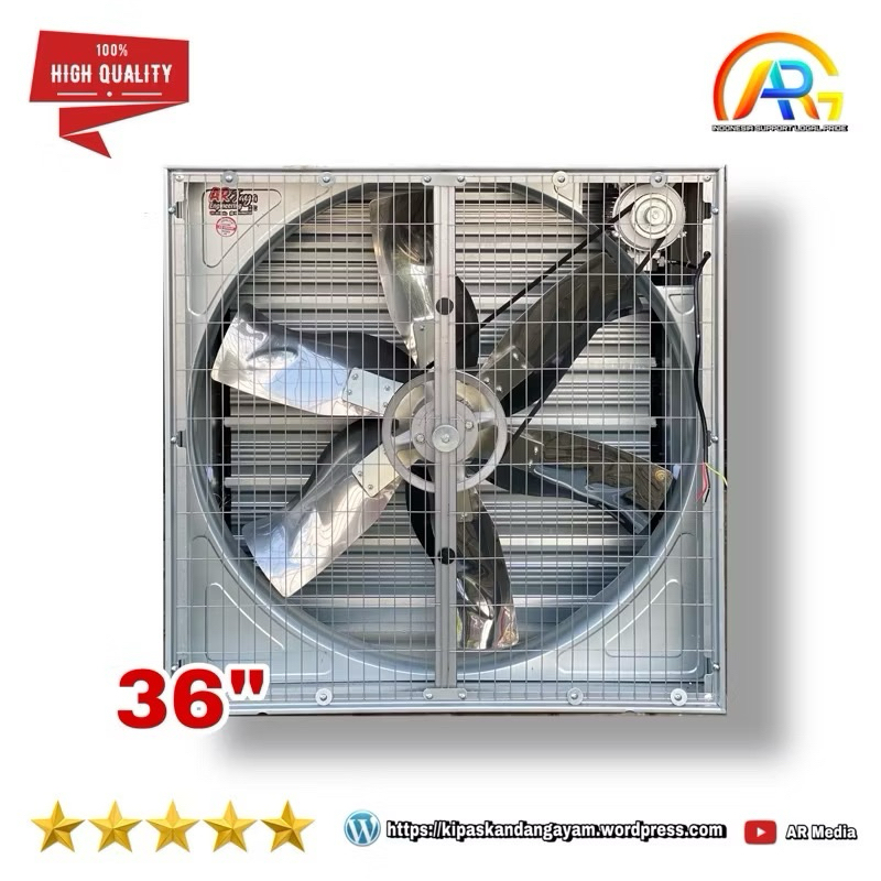 Jual Exhaust fan 36 inch grade A Blower kandang ayam box fan import ...