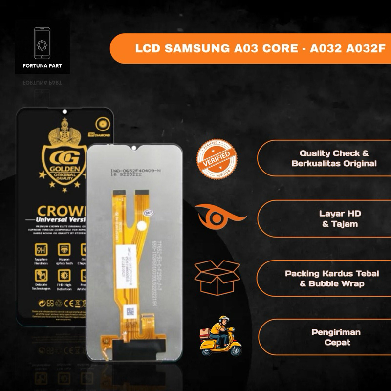 Jual LCD TOUCHSCREEN SAMSUNG A03 CORE - A032 A032F LCD TS FULLSET | Shopee Indonesia