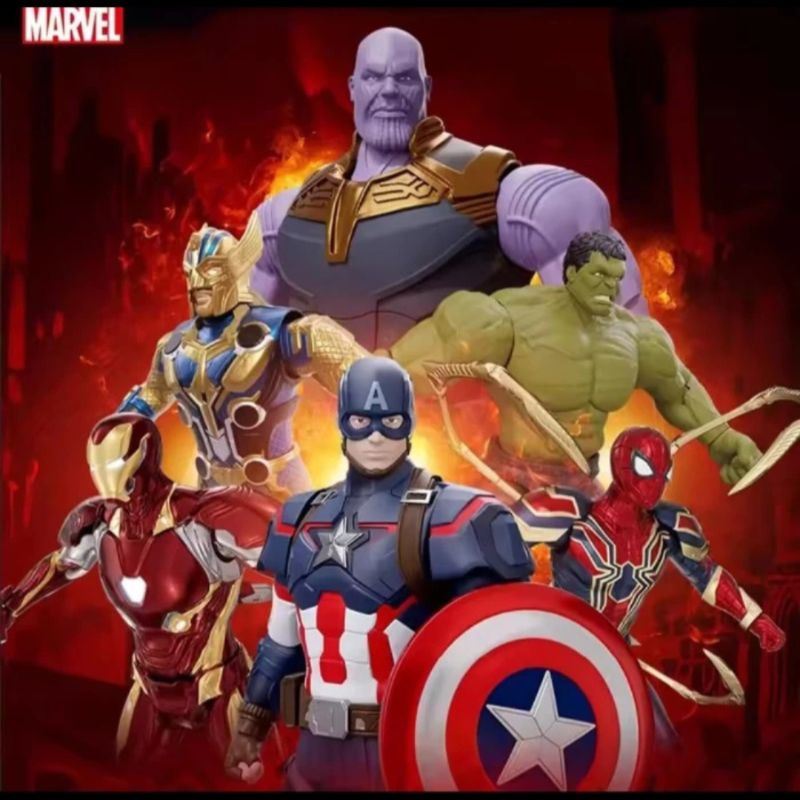 Jual Fondjoy Avenger Model Kit Ironman Iron Spider Hulk Captain America ...