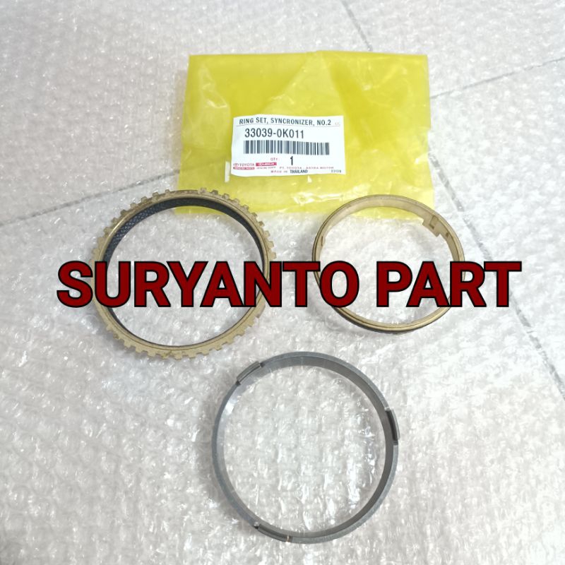 Jual Ring Set Gigi Synchronizer Singkromis No.3 Toyota Innova Reborn ...