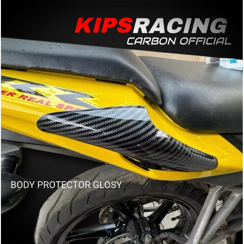 Jual COVER BODY BELAKANG NINJA RR NEW CARBON KIR KANAN ️ninja rr new ...