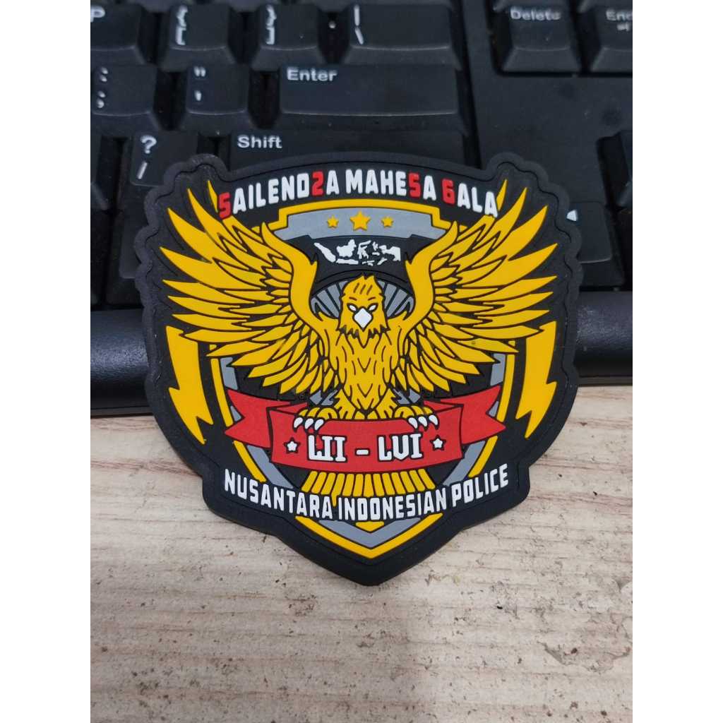 Jual patch rubber 5AILEND2A MAHE5A 6ALA angkatan 5256/tempelan karet SAILENDRA MAHESA GALA ...