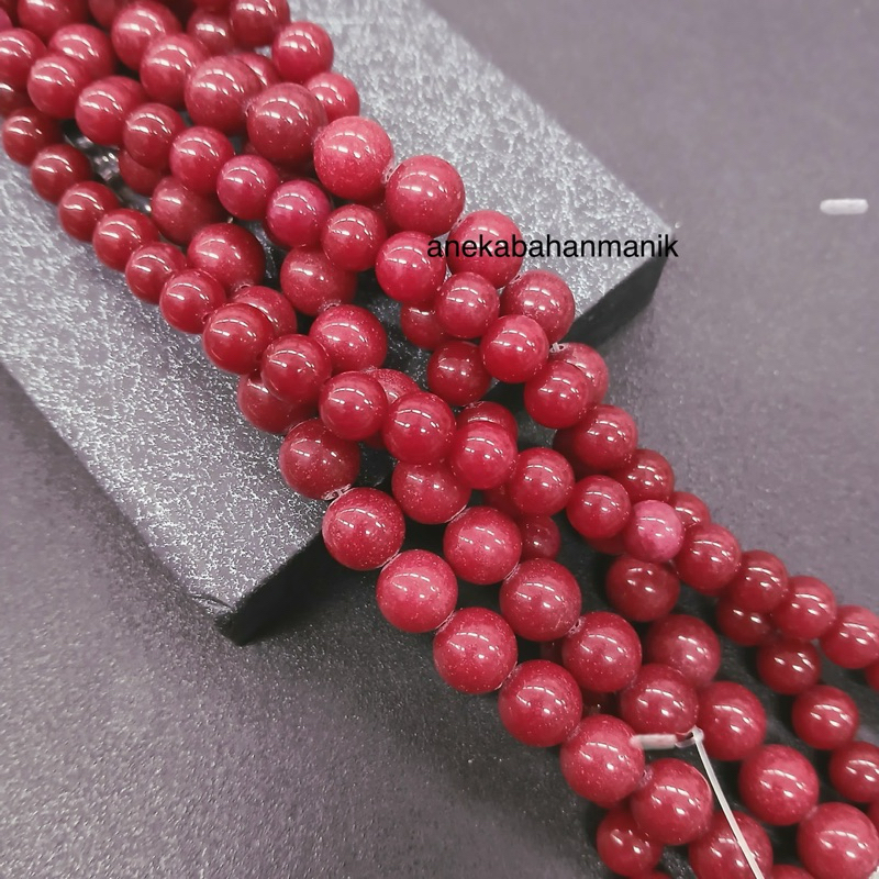 Jual Manik Batu Alam Red Coral | Shopee Indonesia