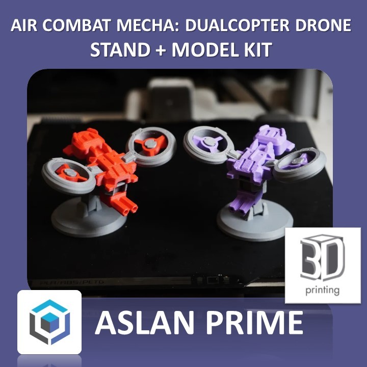 Jual DUALCOPTER DRONE AIR COMBAT MECH MECHA STAND MODEL KIT POSEABLE ...