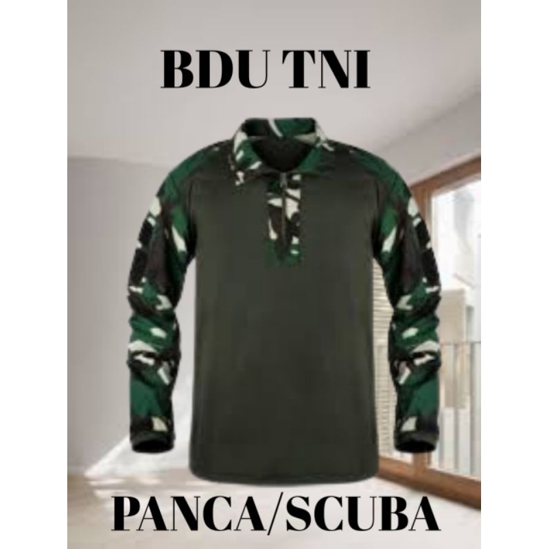 Jual BAJU BDU TNI/JAMSHIRT/PANCA-SCUBA | Shopee Indonesia