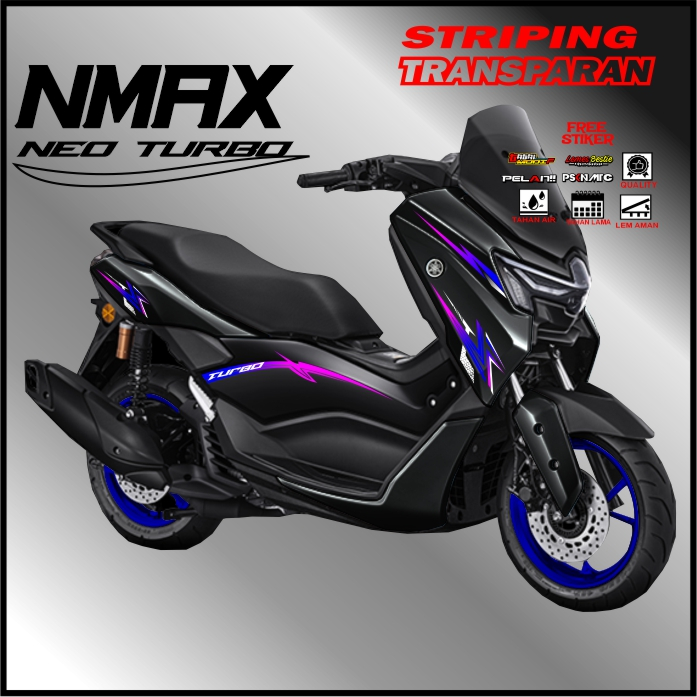 Jual STRIPING NMAX NEO TURBO STIKER NMAX NEW TURBO TERBARU | Shopee ...