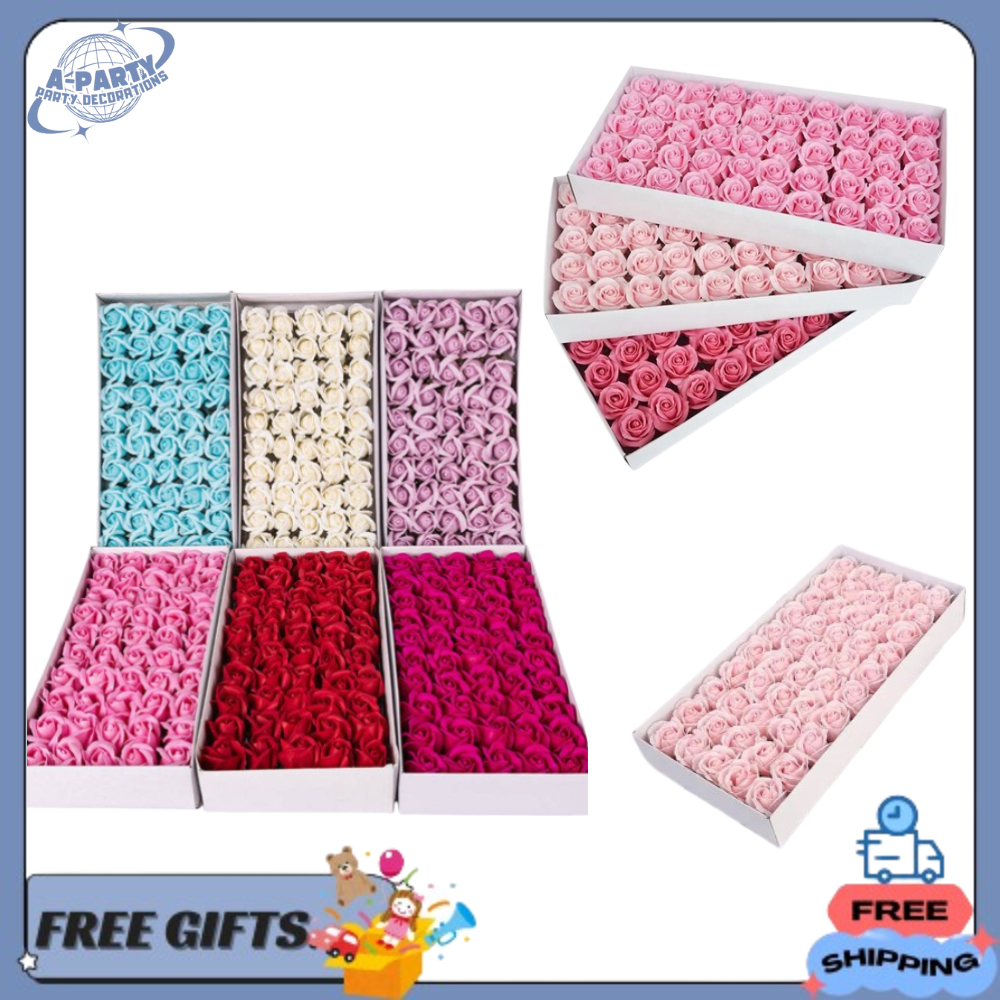 Jual Bunga Mawar Sabun Gift Hadiah Valentine Kelopak Rose Soap ...
