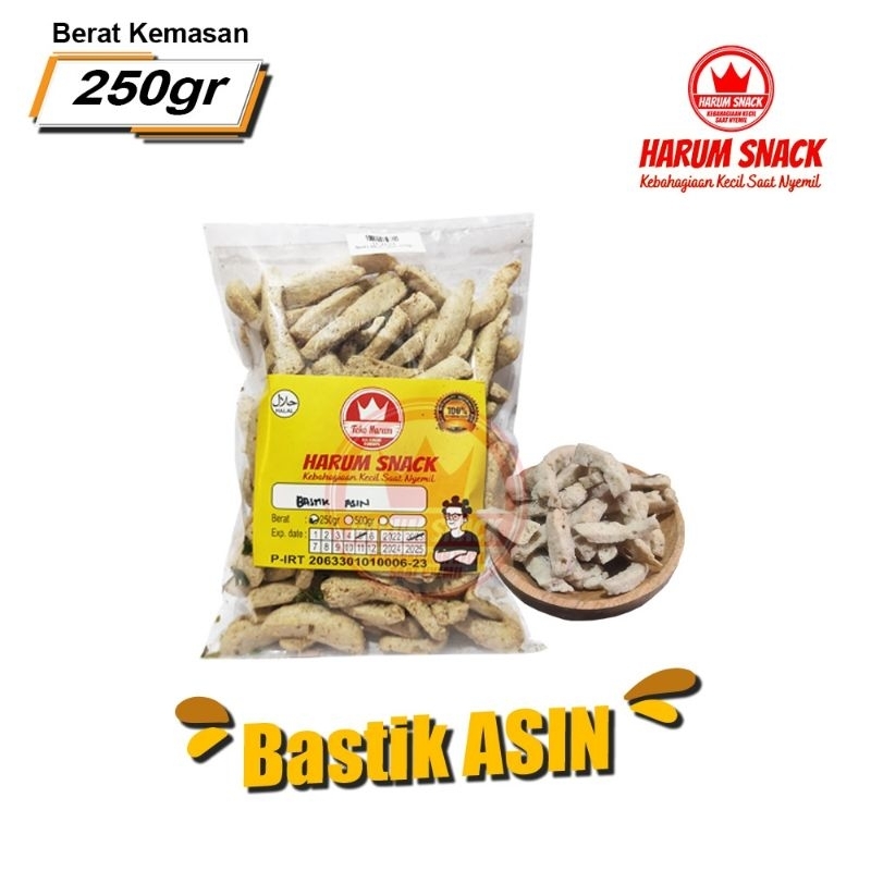 Jual BASRENG STIK ASIN BASTIK 250 GRAM [Harum Snack Official] SNACK ...