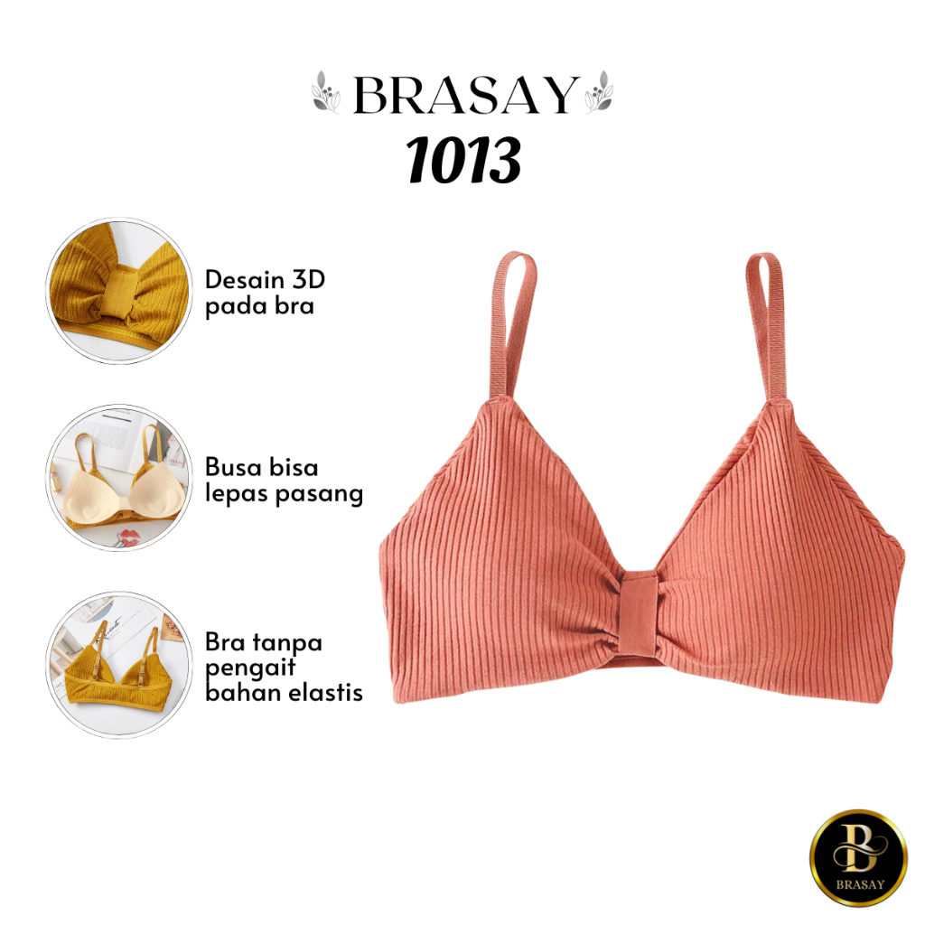 Jual Brasay Bra Fashion Wanita Bra Tanpa Kawat Sport Bra Push Up ...