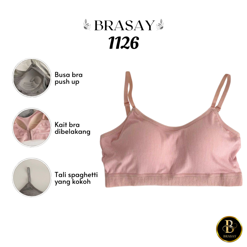 Jual Brasay Bra Wanita Cewek Tanpa Kawat Pakaian Dalam Wanita 1126 ...