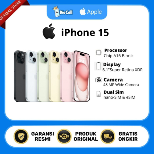 Jual APPLE IPHONE 15 128GB | Shopee Indonesia