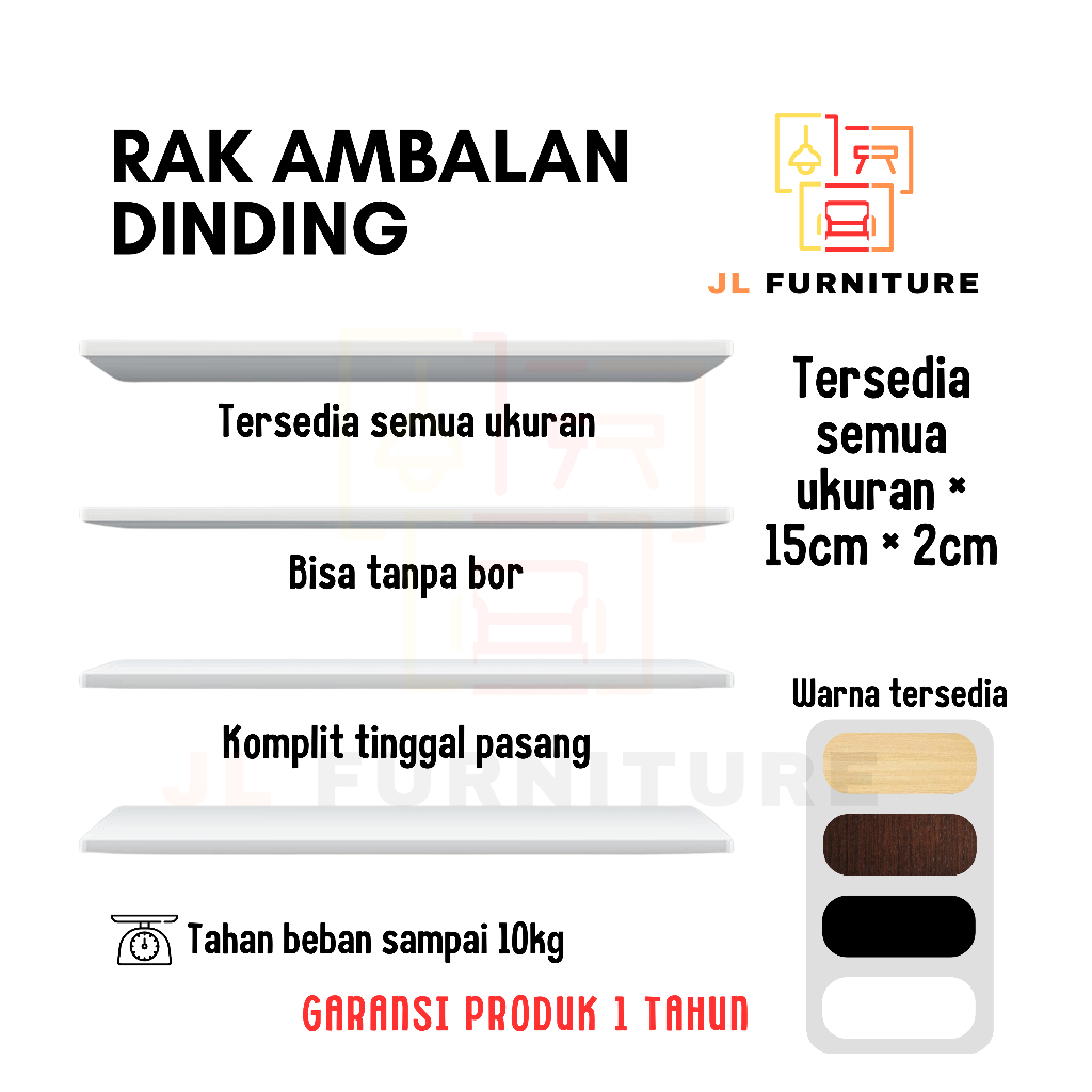 Jual Rak Dinding Minimalis Ambalan Hiasan Papan Hambalan Dinding ...