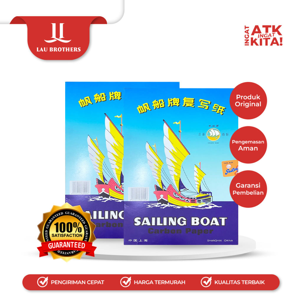 Jual SAILING BOAT KERTAS KARBON/ CARBON PAPER (1BUKU) | Shopee Indonesia