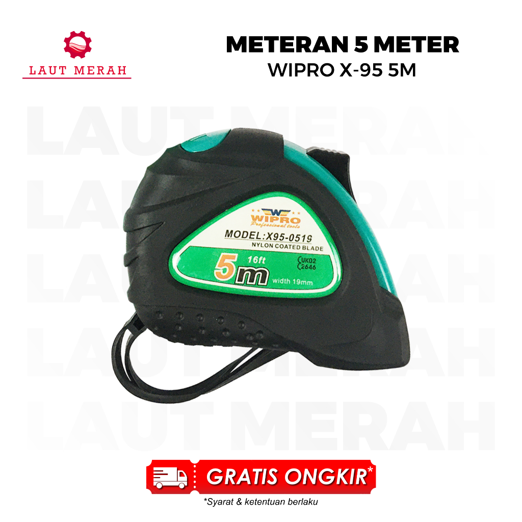 Jual Meteran Roll Meter Size 5M WIPRO X95 X-95 | Shopee Indonesia