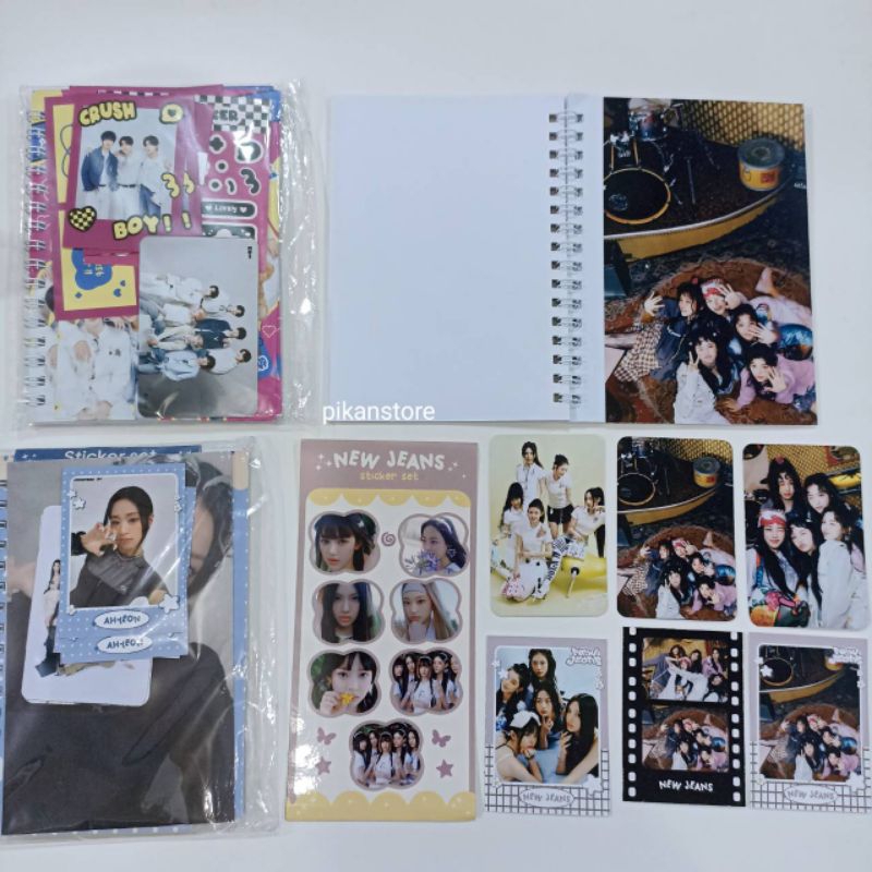 Jual Fankit Set Notebook Enhypen Newjeans Baby Monster Aespa/ Paket ...