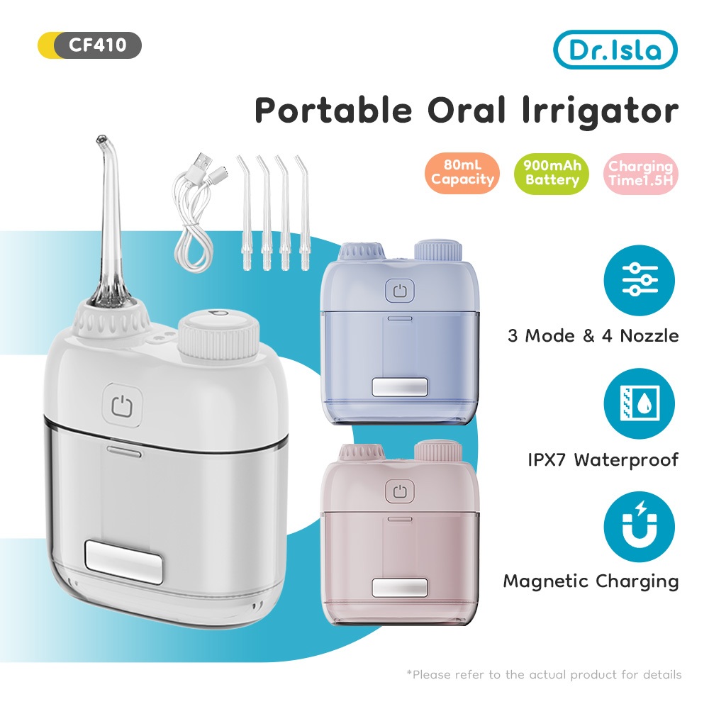 Jual Dr.isla Water Floss Electric Mini 3 Mode Pembersih Karang Gigi 4 ...