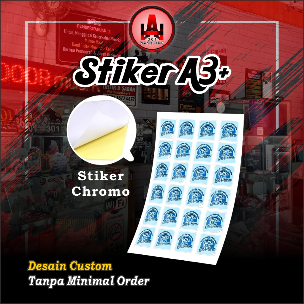 Jual Stiker A3+ Chromo | Shopee Indonesia