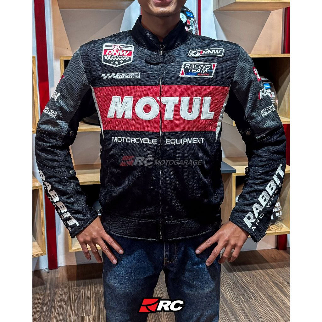 Jual Jaket Motor - Rabbit and Wheels MSP Motul Black Jacket Original ...