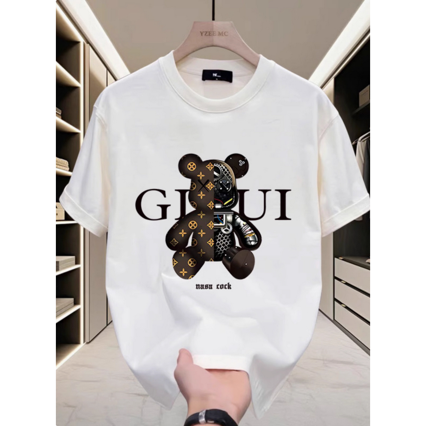 Jual 【COD】Kaos Premium 100% Katun GUCCI---Beruang Kekerasan KAOS Desain ...