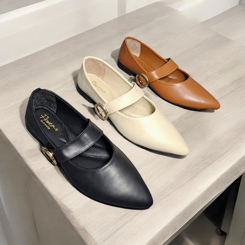 Jual deFlo FLOWER SHOES Ballerina - flatshoes wanita - sepatu kerja ...