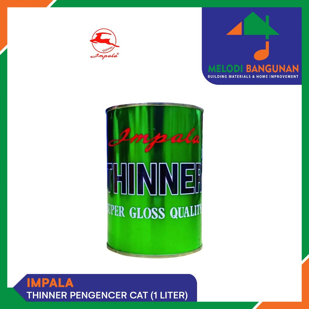 Jual Impala - Thinner + Thiner + Tiner + Pengencer Cat 1 Liter + 1 L + 1L | Shopee Indonesia