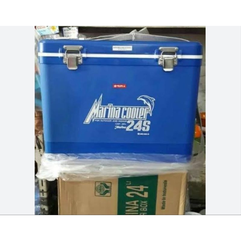 Jual Marina Cooler box 24s (22L) LION STAR/Tempat es batu 22L cooler ...