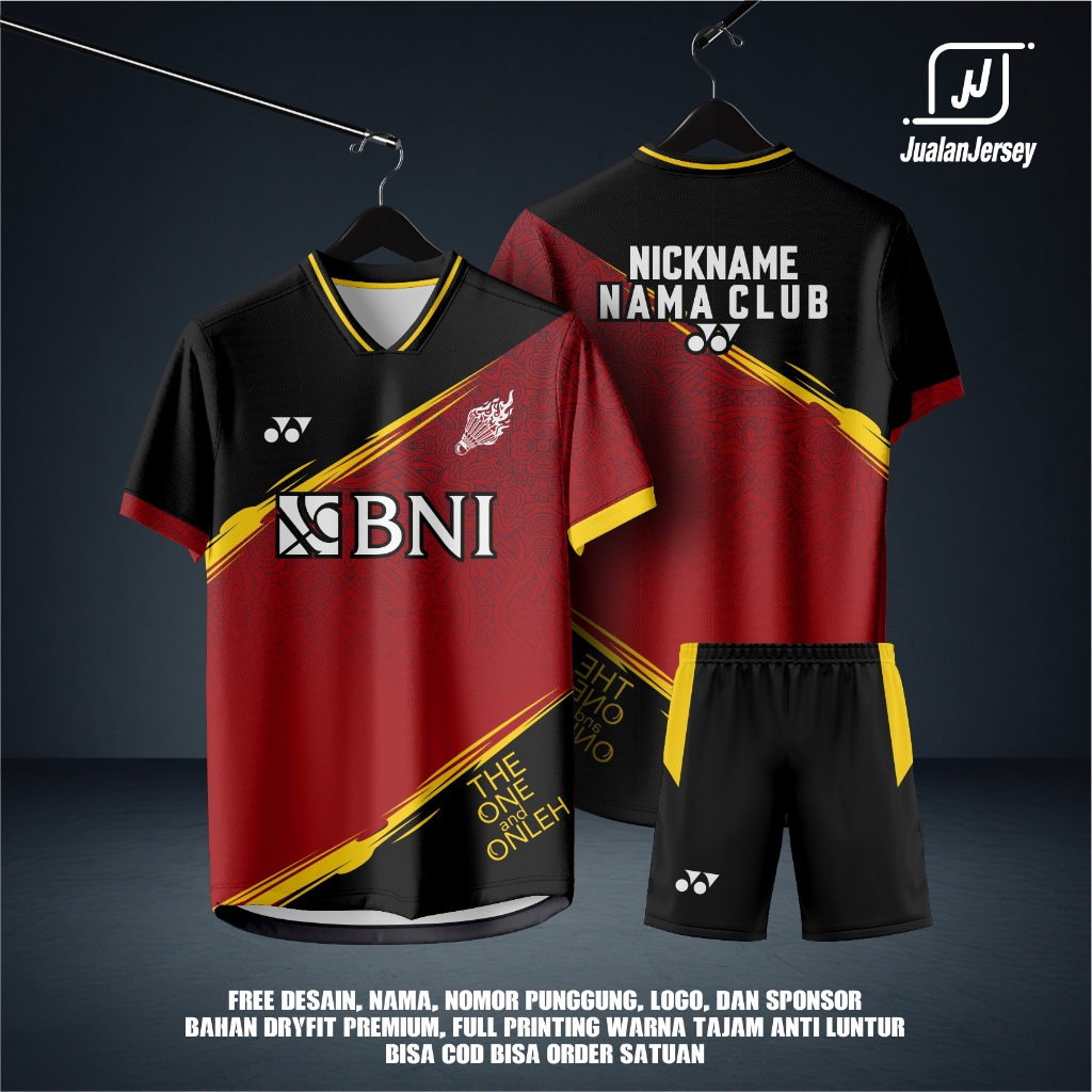 Jual JERSEY BAJU BADMINTON BULUTANGKIS CUSTOM FREE CUSTOM DESIGN- NAMA-CLUB | Shopee Indonesia