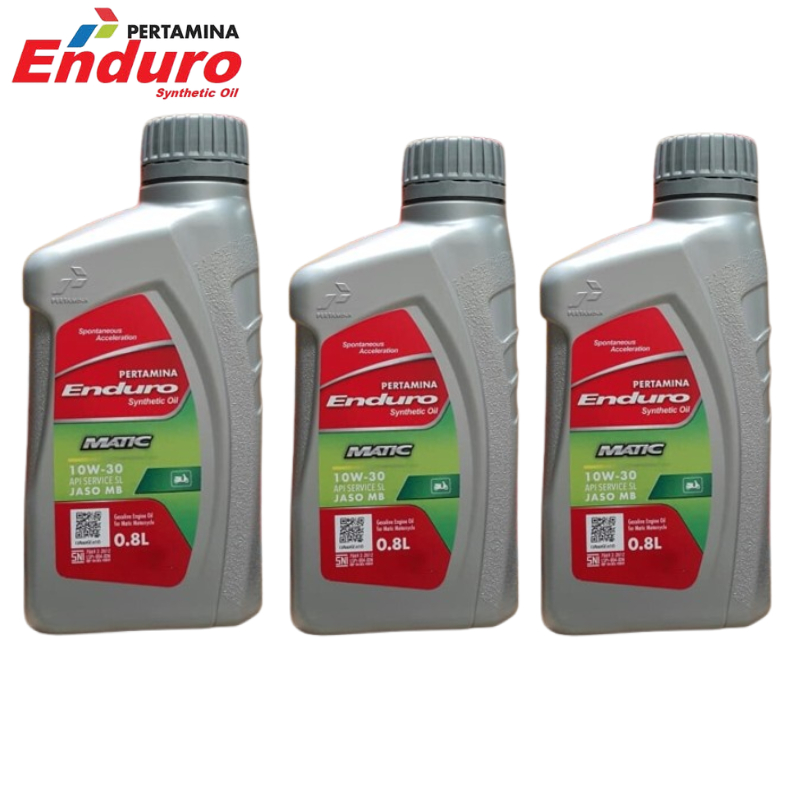 Jual Oli Enduro Matic 10W30 08LT All Matic Baru Pertamina Oil PAKET 3 ...