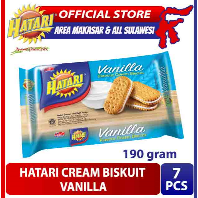 Jual Hatari Vanilla Cream 190 gram ( 7 Pcs ) - Banded | Shopee Indonesia