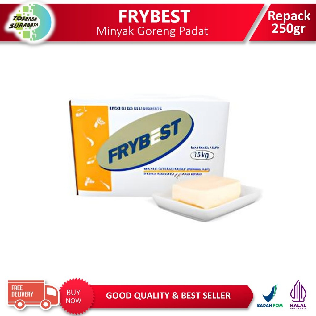 Jual FRYBEST Minyak Goreng Padat 250gr - Minyak Beku - Minyak Padat ...