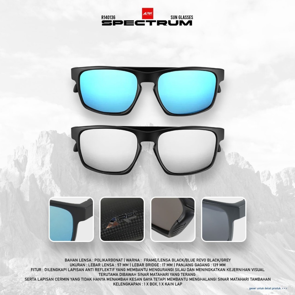 Jual Kacamata / Glasses Spectrum Arei Outdoorgear | Shopee Indonesia