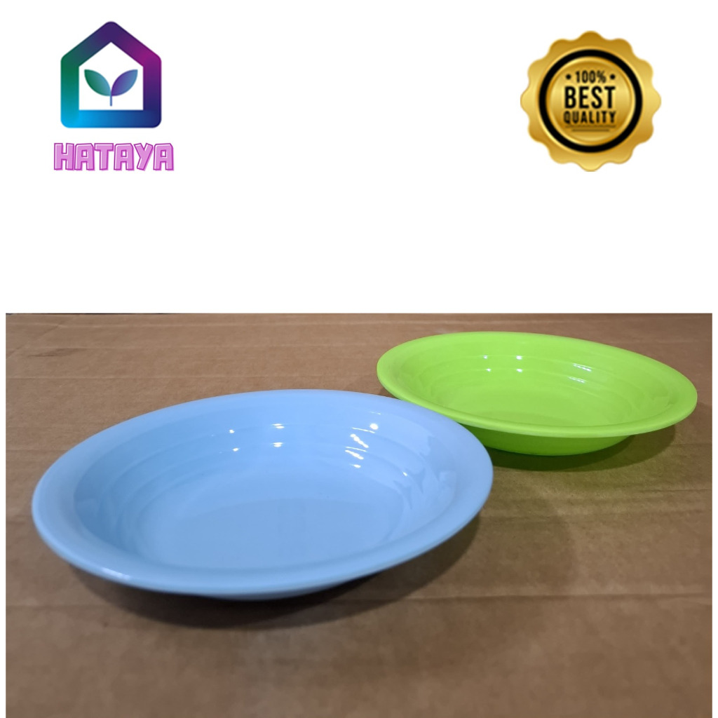 Jual HATAYASHOP - PIRING DALAM MELAMIN 6/PIRING MAKAN WARNA/PIRING ...