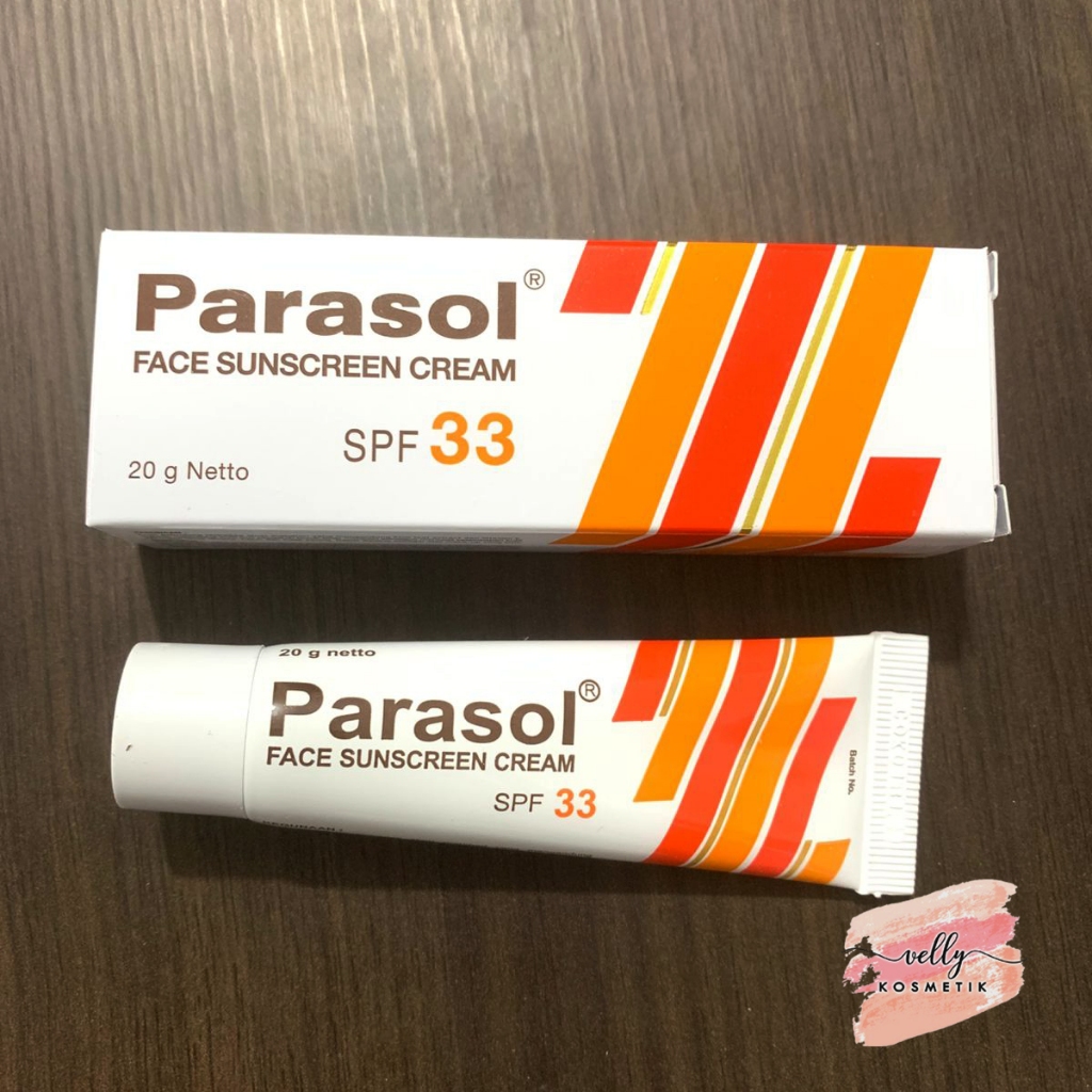 Jual PARASOL Face Sunscreen Cream SPF 33 (ORANGE) 20gr | Shopee Indonesia