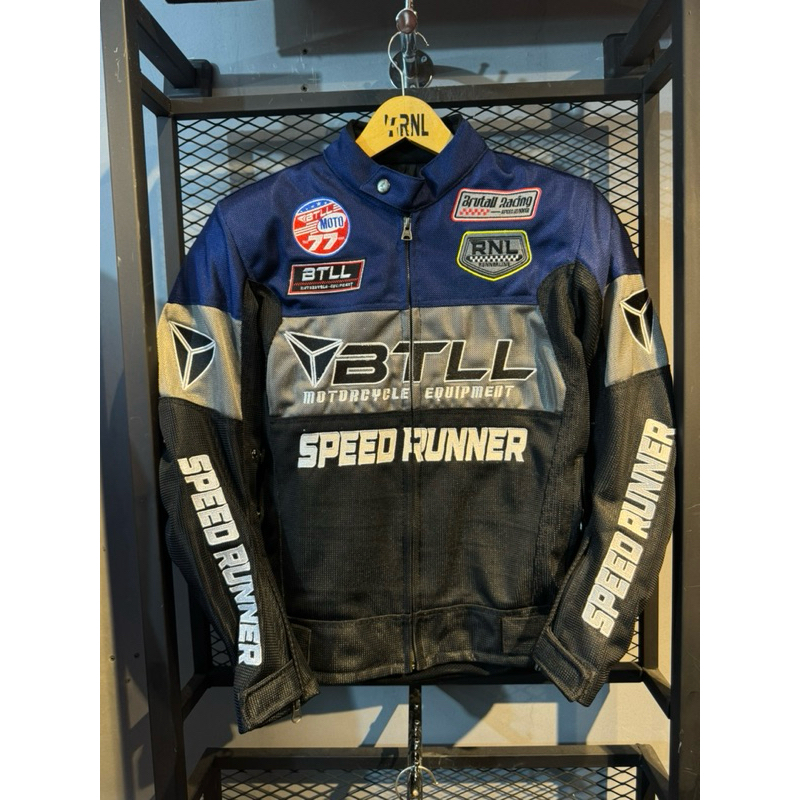 Jual jaket btll mesh speed runner SR biru | Shopee Indonesia