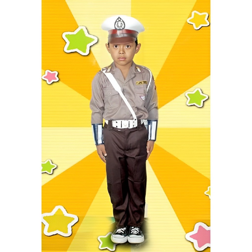 Jual Seragam Polisi Anak - Baju Polisi Anak - Kostum Pocil Harga ...