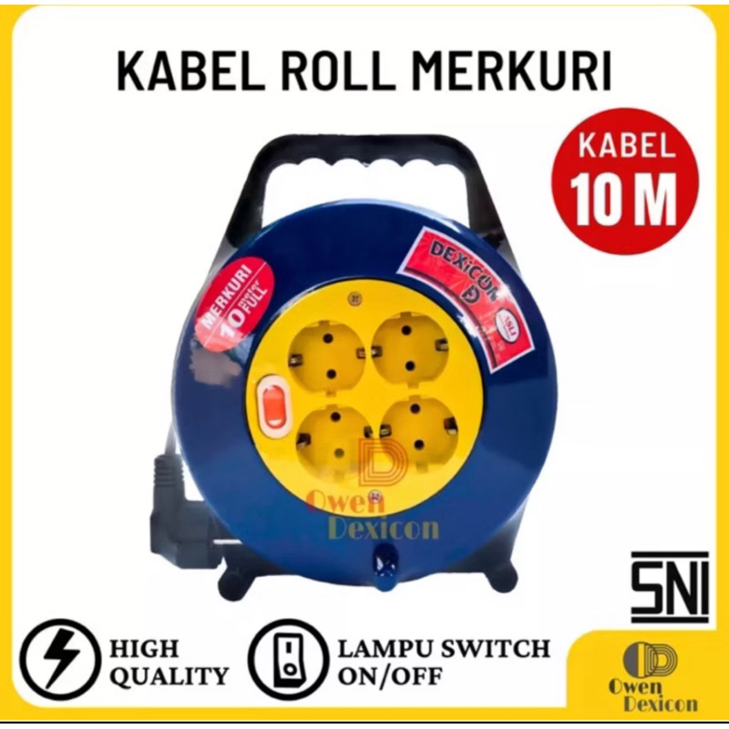 Jual KABEL ROLL 10 METER/KABEL ROLL 15 METER FULL | Shopee Indonesia
