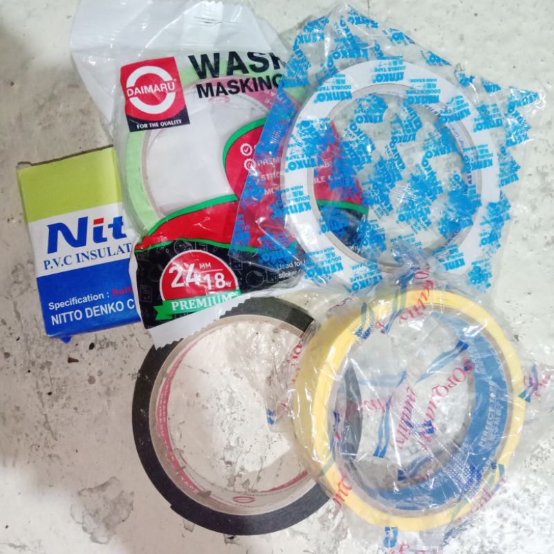 Jual lakban kertas solasi nitto lakban busa double tape murah ...