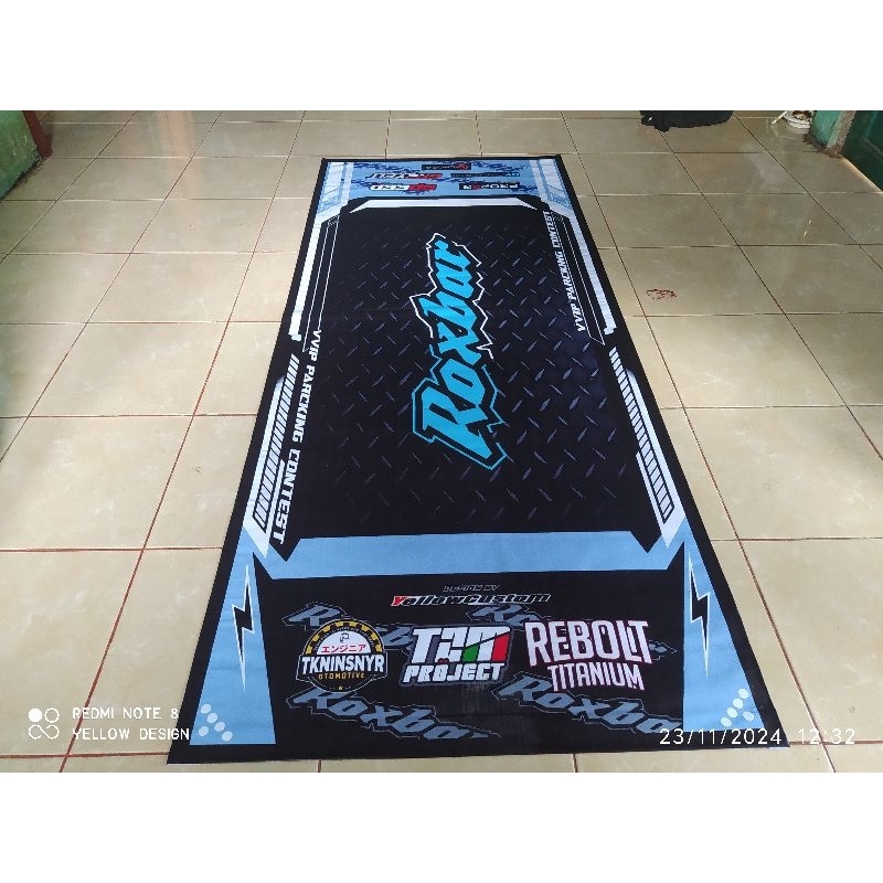 Jual BANNER KARPET ALAS MOTOR KONTES CUSTOM | Shopee Indonesia