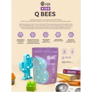 Jual KIDS Q BEES (60T) 100% ORIGINAL EXP 2026 | Shopee Indonesia
