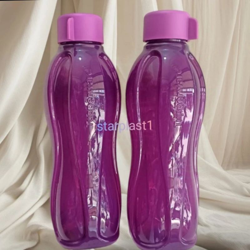 Jual Eco botol Tupperware 1 liter warna ungu | Shopee Indonesia