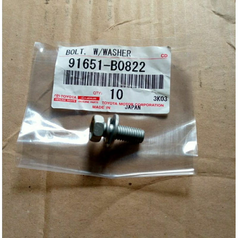 Jual Baut Bolt Engsel Pintu Depan Hardtop FJ40 BJ40 ORI 91651 B0822 ...