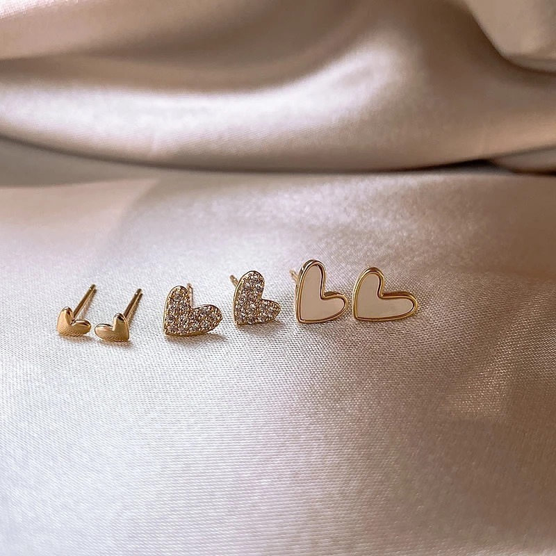 Jual JAKARTA - ANTING SET LOVE UNIK 3 | Shopee Indonesia